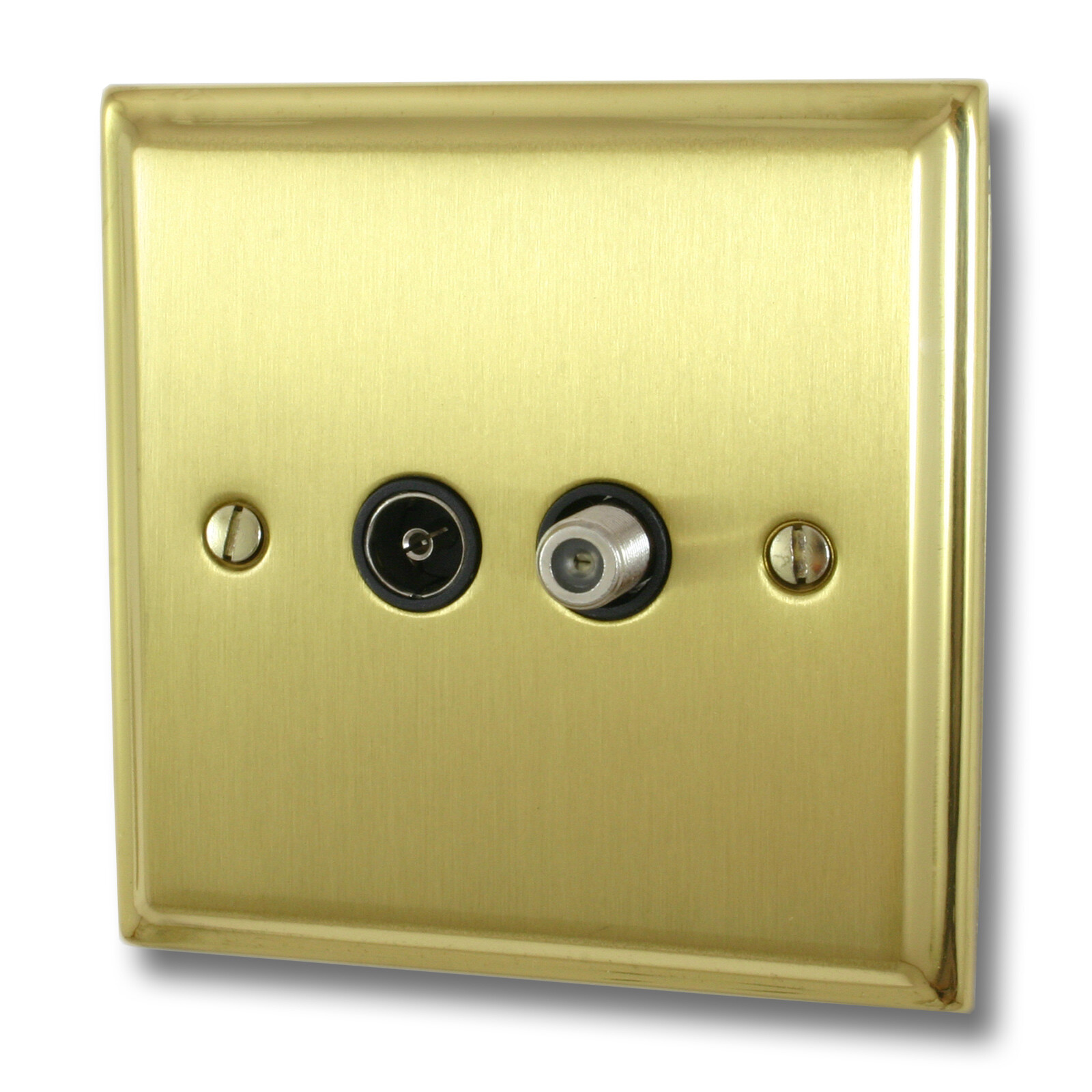 G+H Mixed Brass TV/Satellite Socket