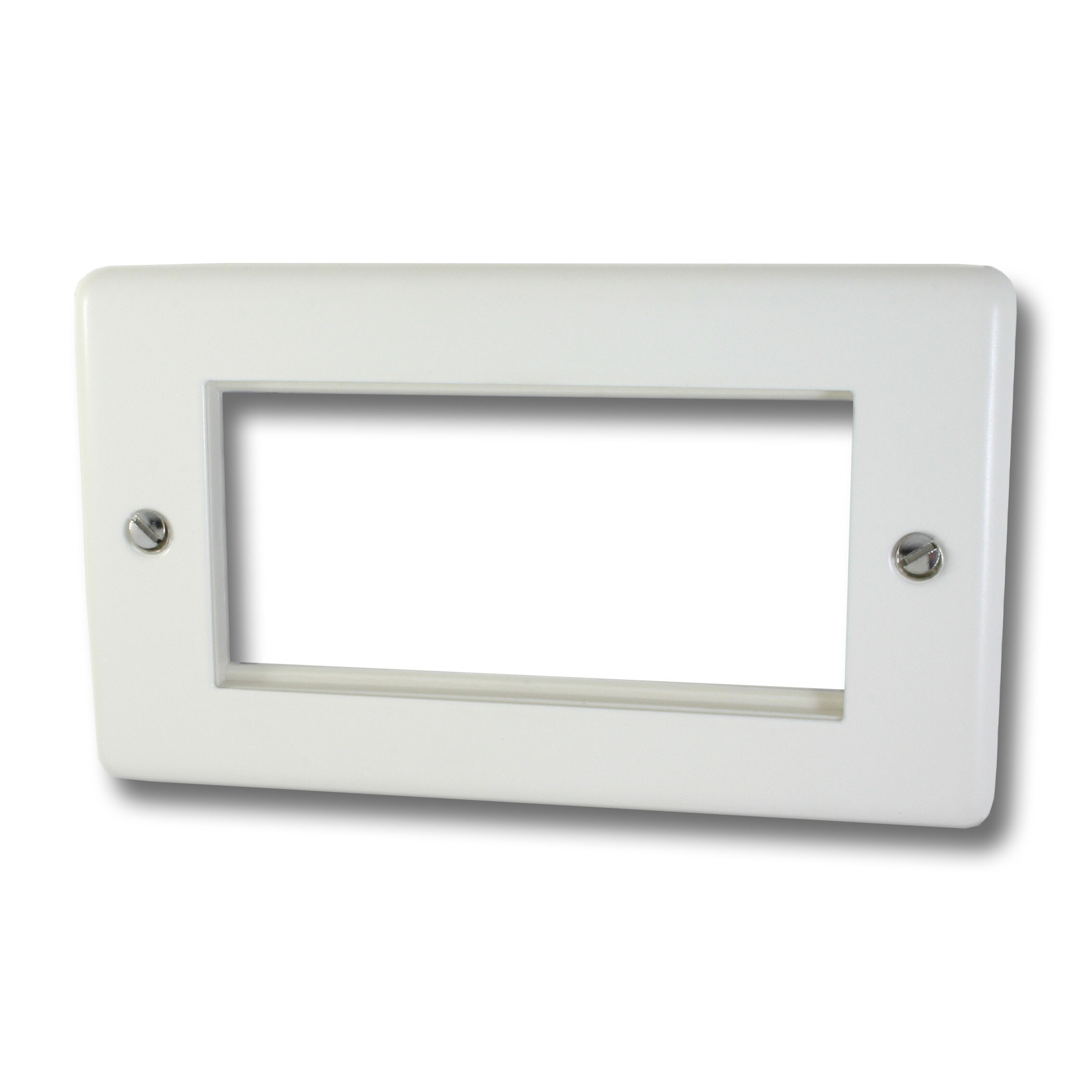 G+H Contour White Modular Plate (4 Module Spaces)