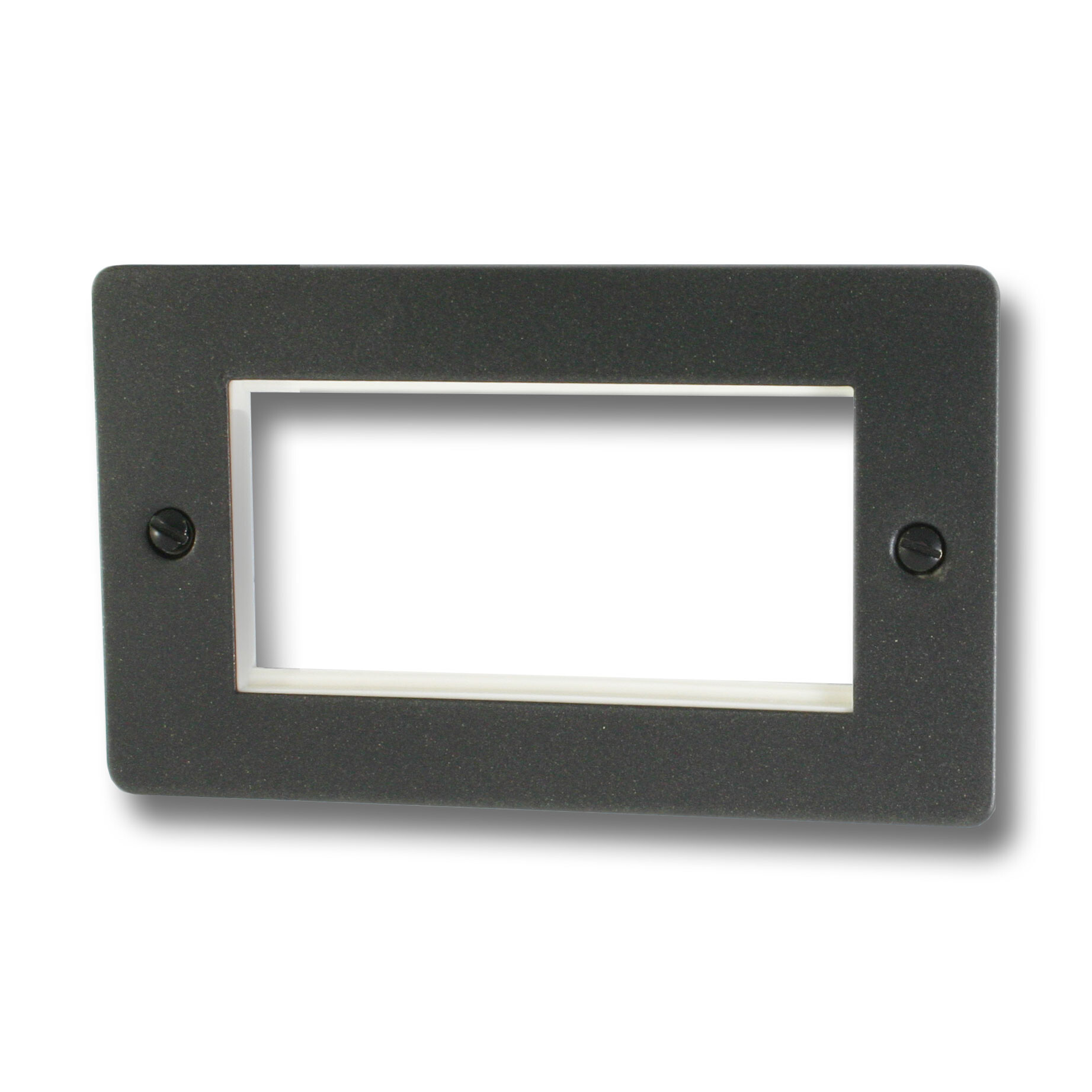 G+H Flat Graphite Modular Plate (4 Module Spaces)