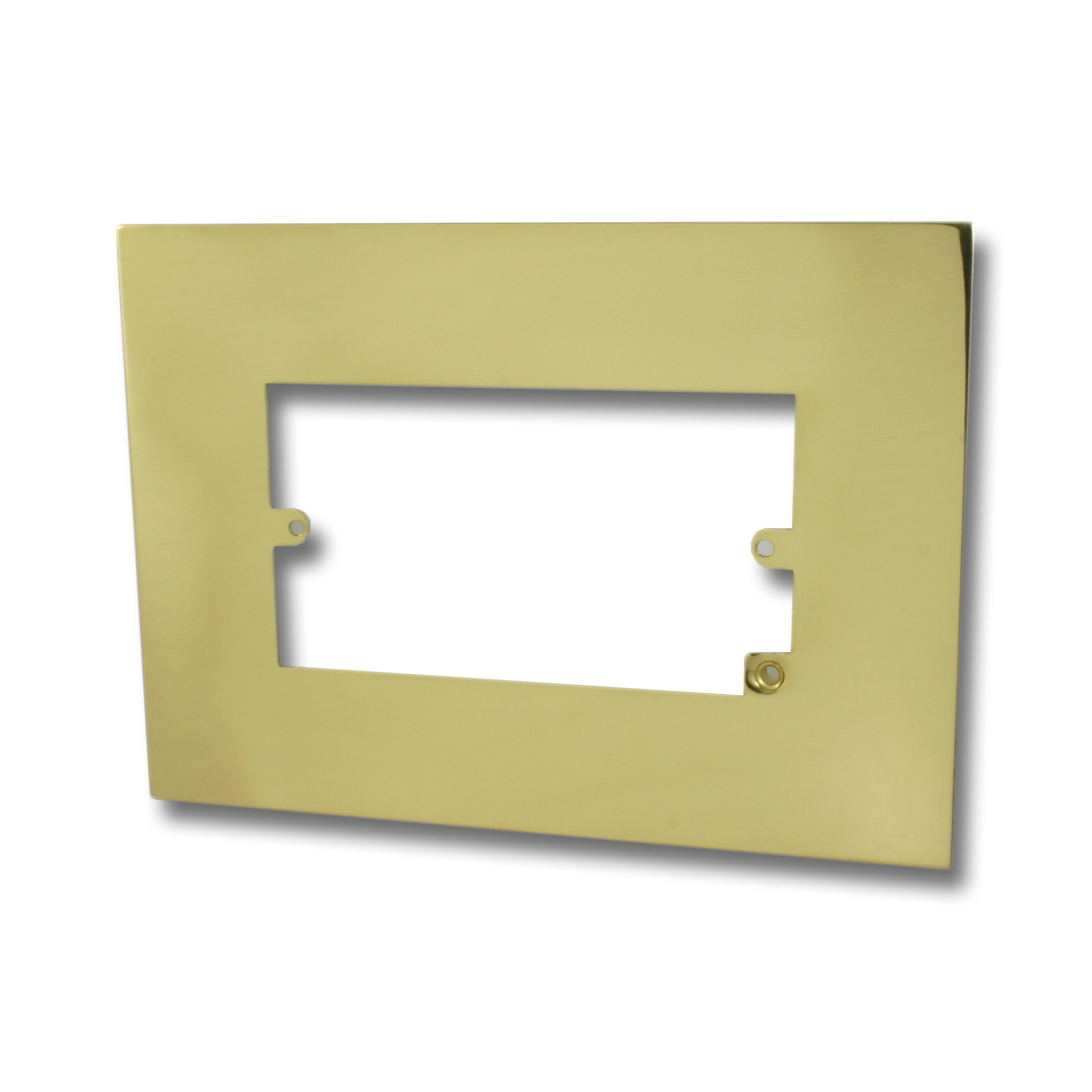 G+H Polished Brass Double Socket Surround