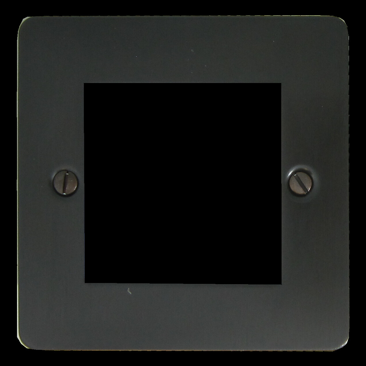 G+H Flat Black Bronze Modular Plate (2 Module Spaces)