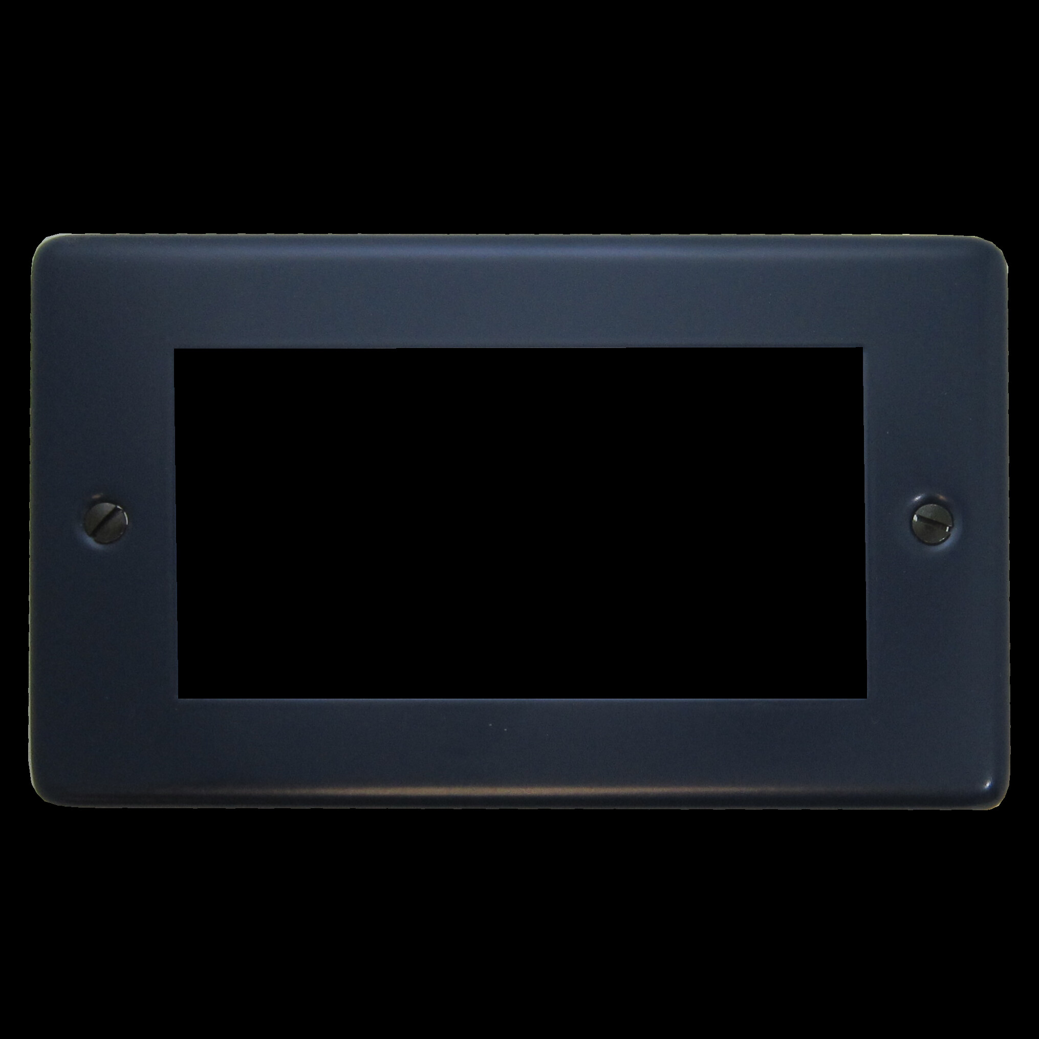 G+H Contour Blue Modular Plate (2 Gang/4 Module/Plate Only)