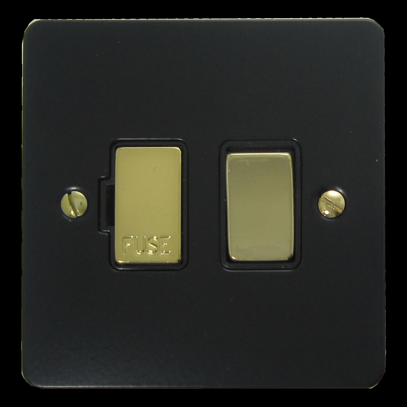 G+H Flat Black Switched Fused Spur from Socket Store